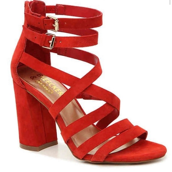Nordstrom | Shoes | Red Strappy Heels | Poshmark